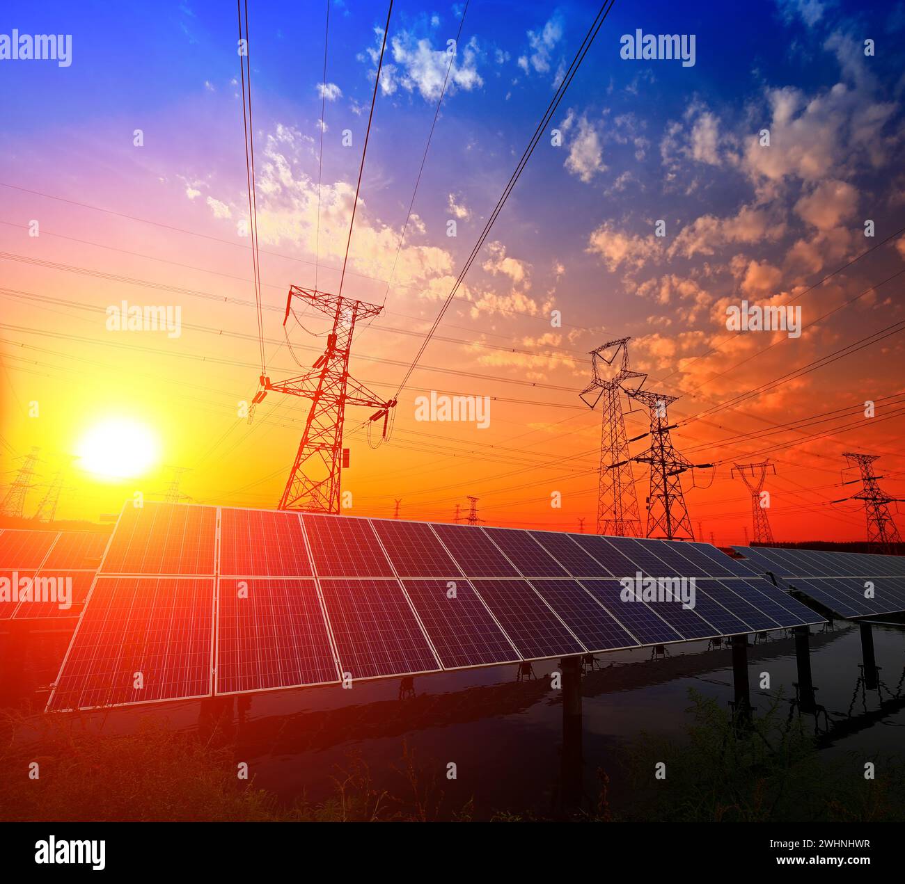 Grid tied solar hi-res stock photography and images - Alamy