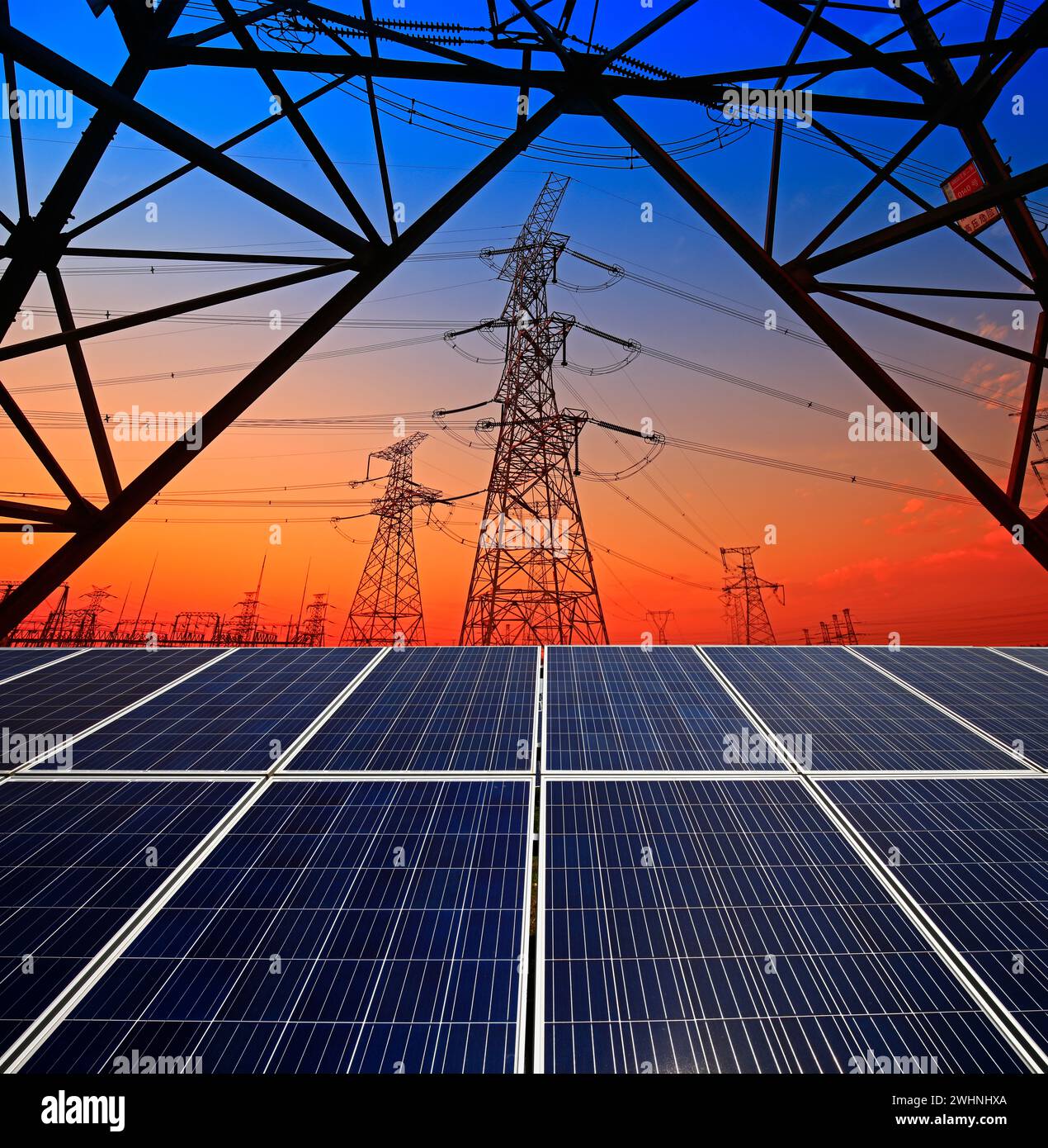 Solar power grid tied hi-res stock photography and images - Alamy
