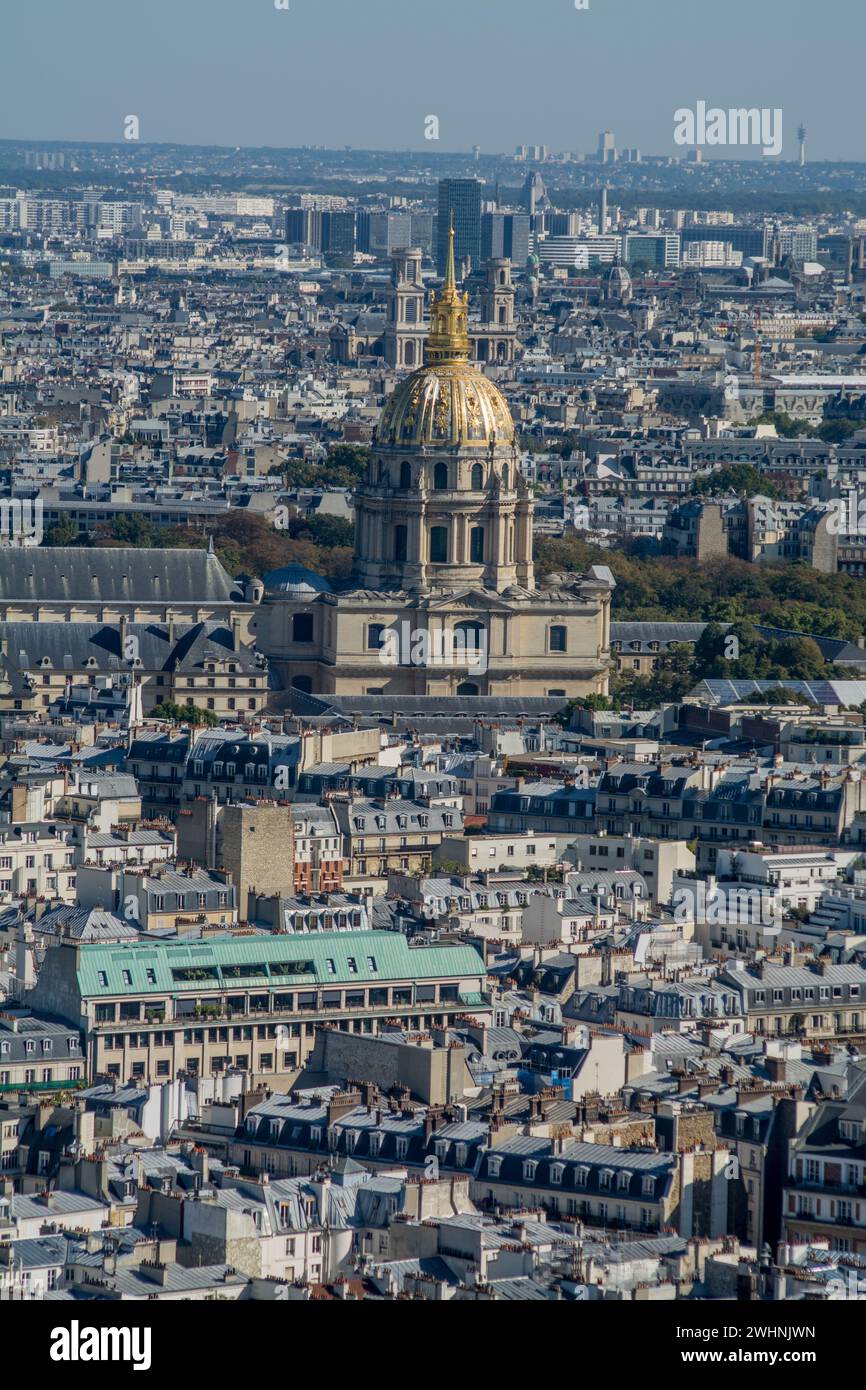 Aerial view of Les Invalides, Paris Stock Photo - Alamy