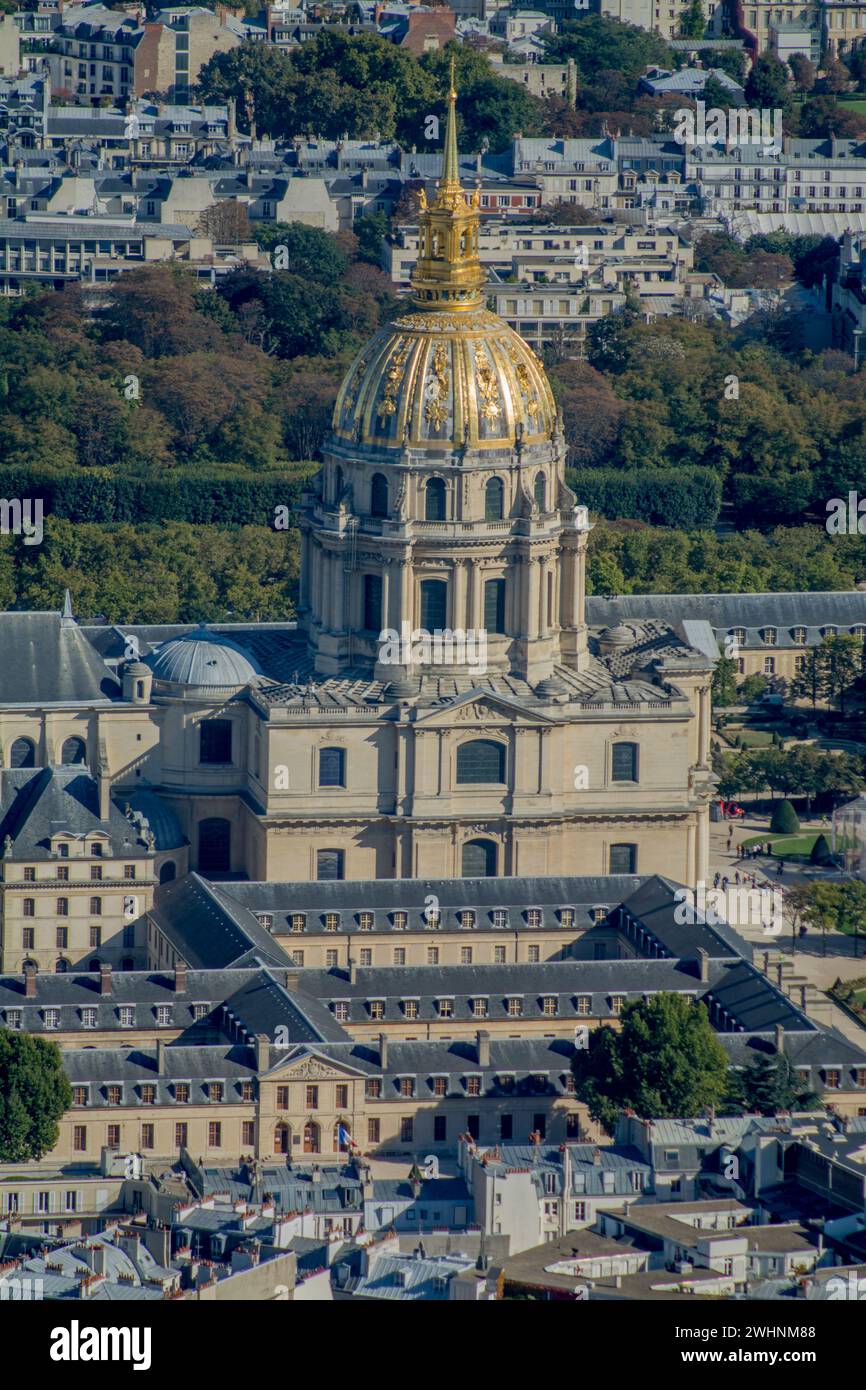 Aerial view of Les Invalides, Paris Stock Photo - Alamy