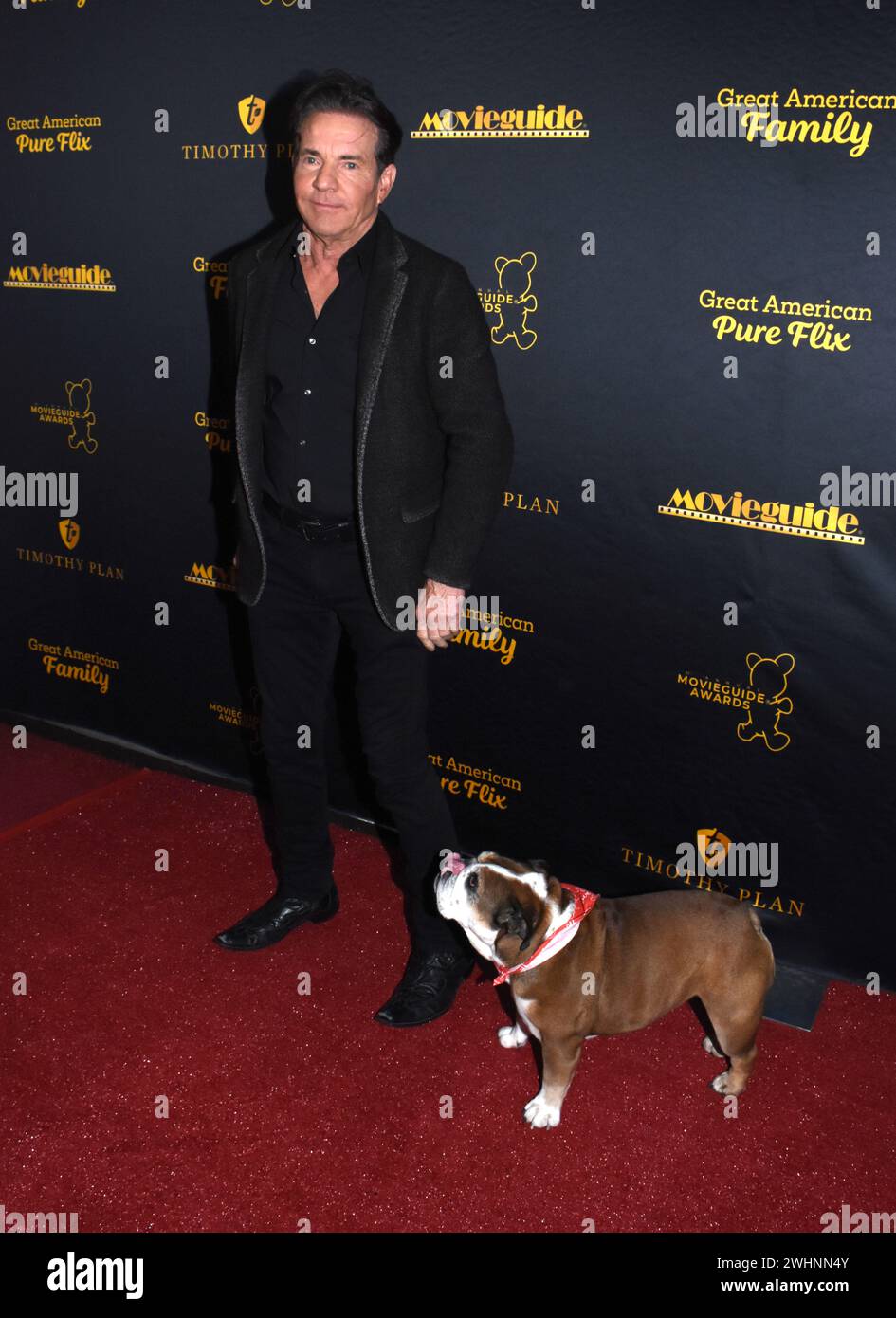 Los Angeles, California, USA 9th February 2024 Actor Dennis Quaid and ...