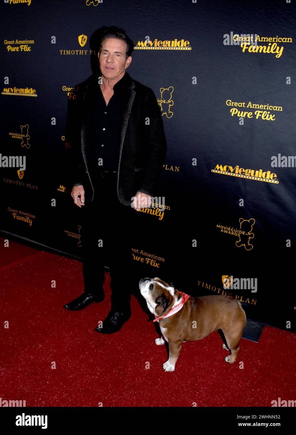 Los Angeles, California, USA 9th February 2024 Actor Dennis Quaid and ...