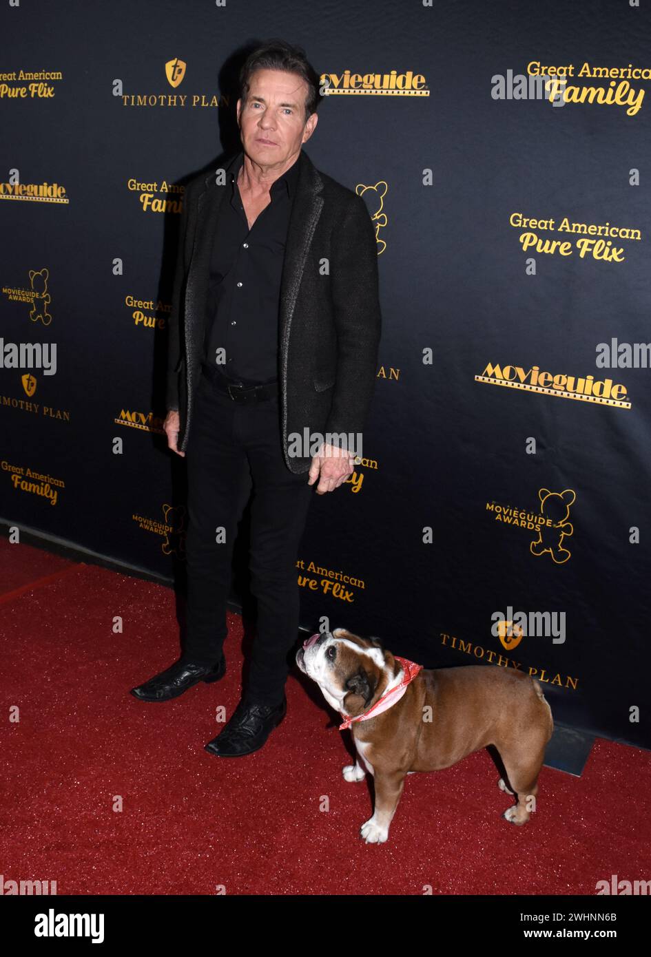 Los Angeles, California, USA 9th February 2024 Actor Dennis Quaid and ...