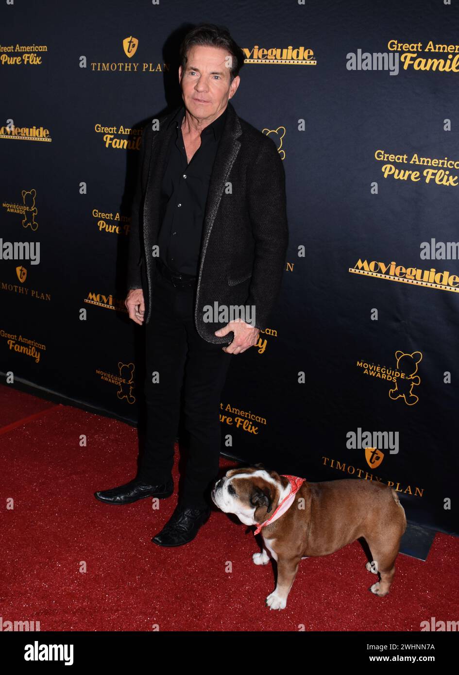 Los Angeles, California, USA 9th February 2024 Actor Dennis Quaid and ...