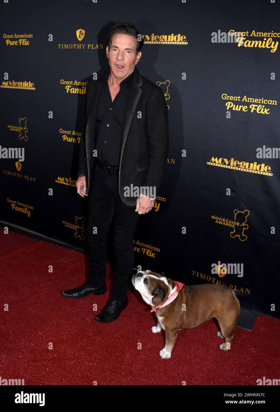 Los Angeles, California, USA 9th February 2024 Actor Dennis Quaid and ...