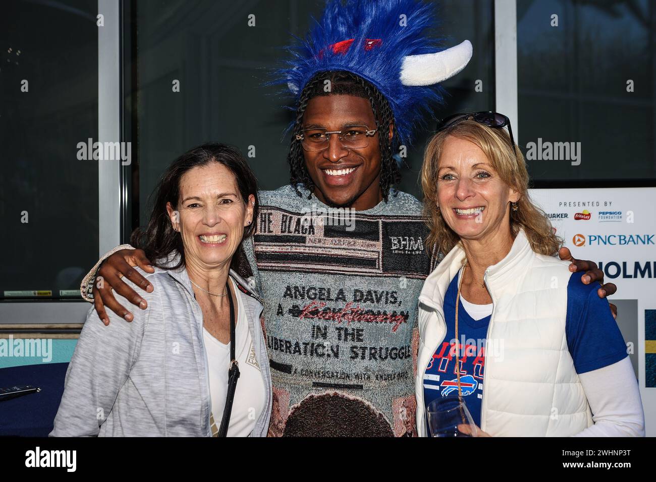 Las Vegas, NV, USA. 10th Feb, 2024. New York Giants Darnay Holmes poses ...