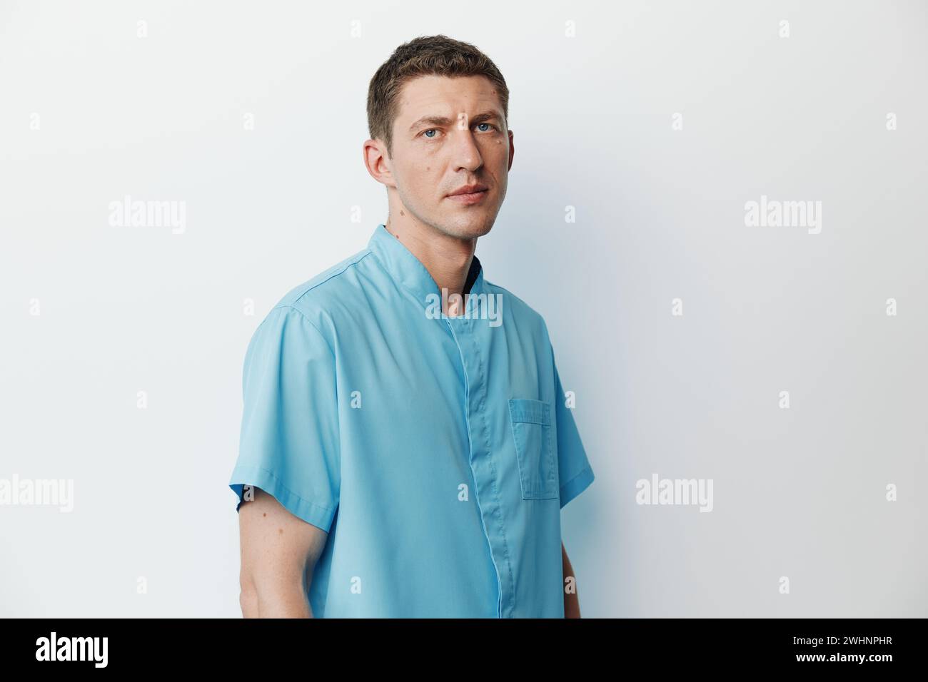 Man isolated portrait caucasian background person adult face background ...