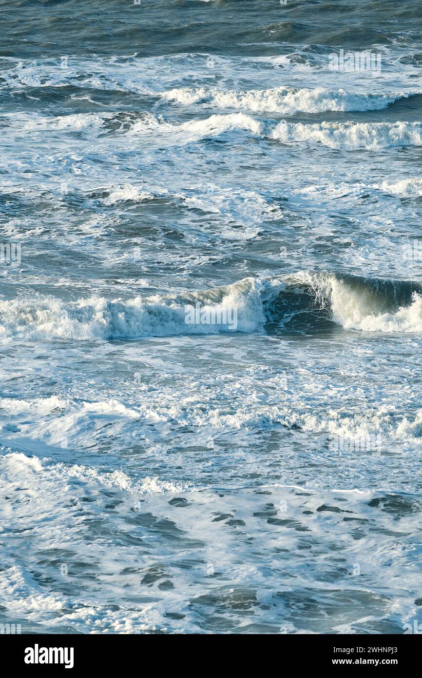 Rough waves on north sea Stock Photo - Alamy