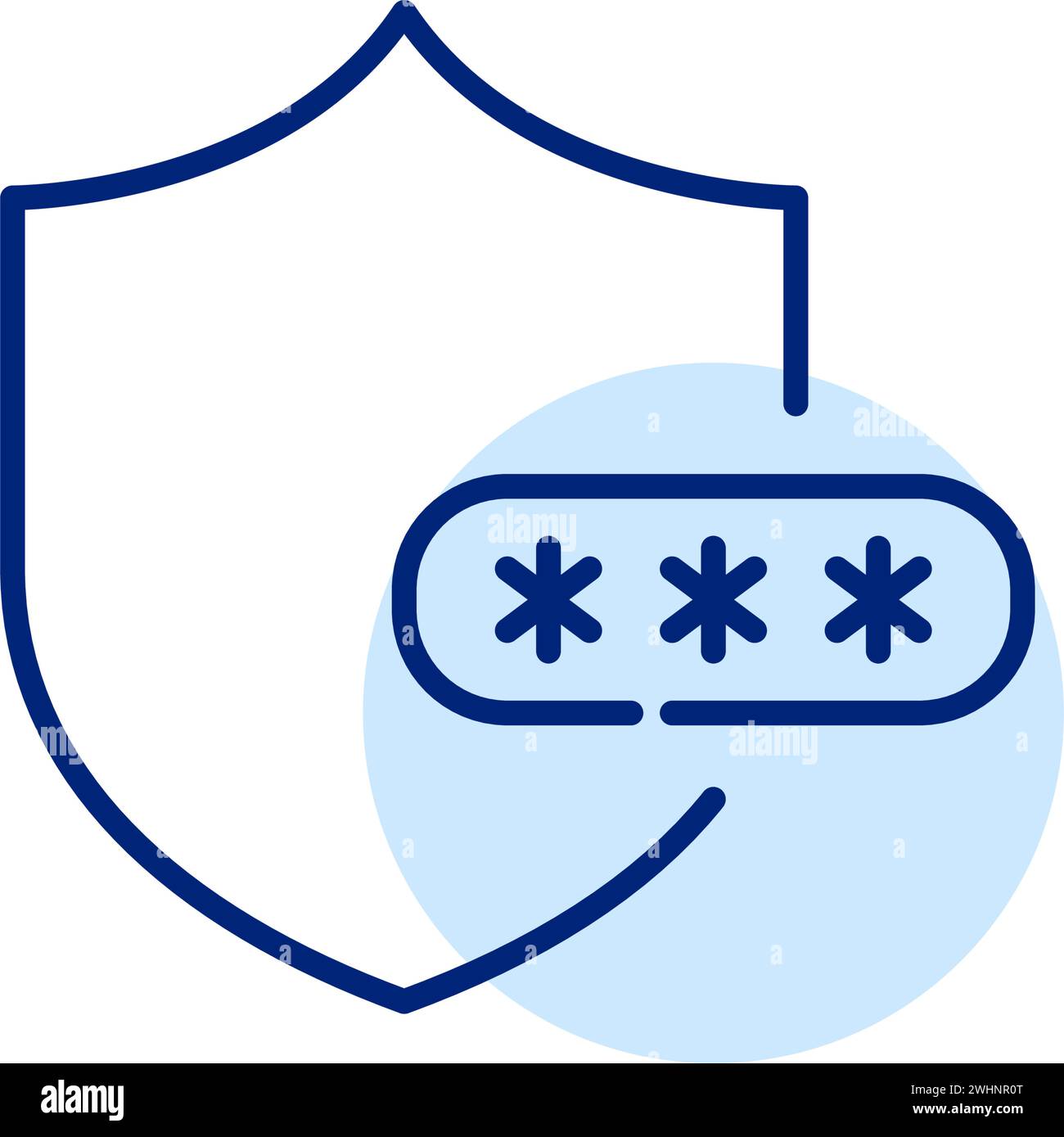 Password box shield lock Cut Out Stock Images & Pictures - Alamy