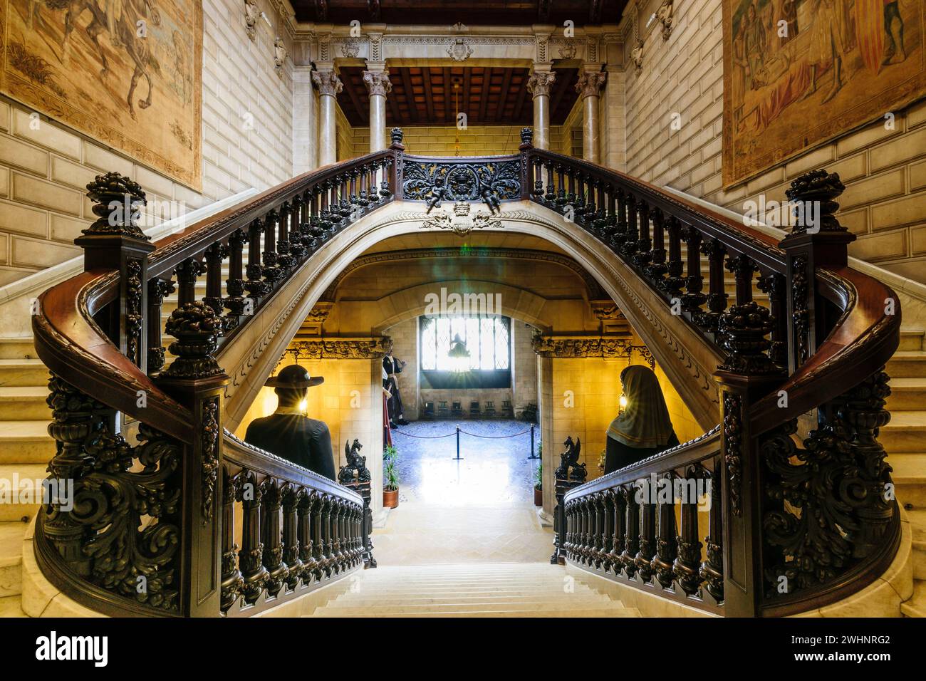 Stairs of honour Stock Photo - Alamy