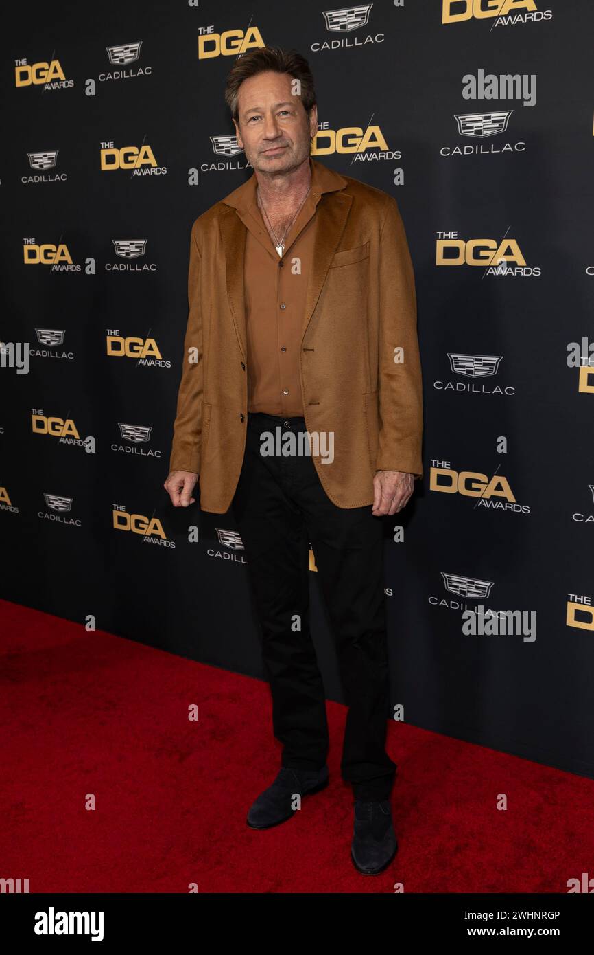 Beverly Hills, USA. 10th Feb, 2024. David Duchovny attends the arrivals ...