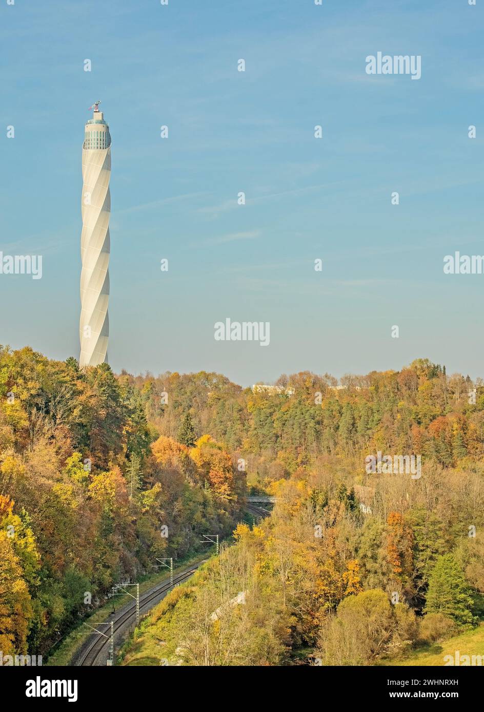 Test tower for elevators Rottweil, Baden-WÃ¼rttemberg Stock Photo - Alamy