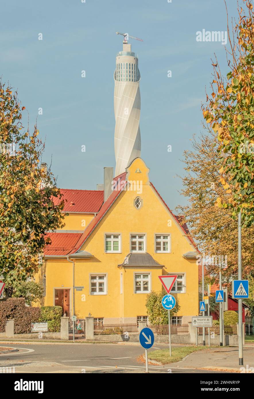 Test tower for elevators, Rottweil, Baden-WÃ¼rttemberg Stock Photo - Alamy