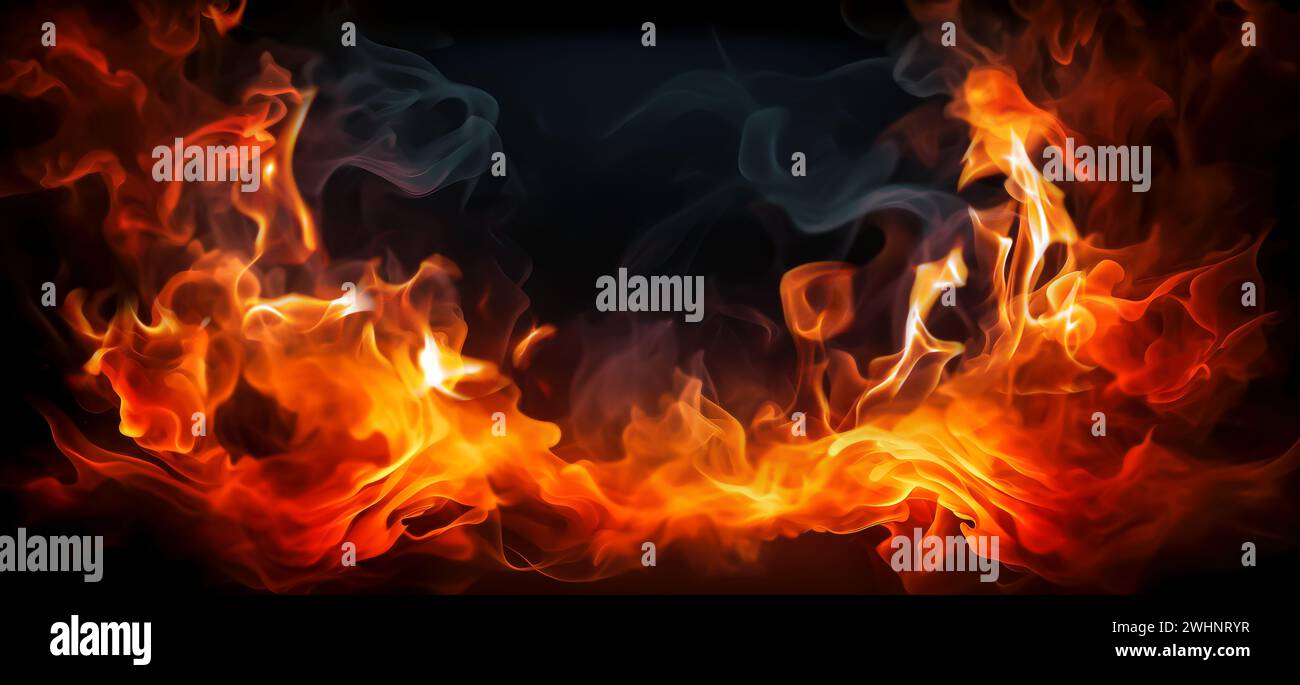 Abstract Fire Background Stock Photo - Alamy