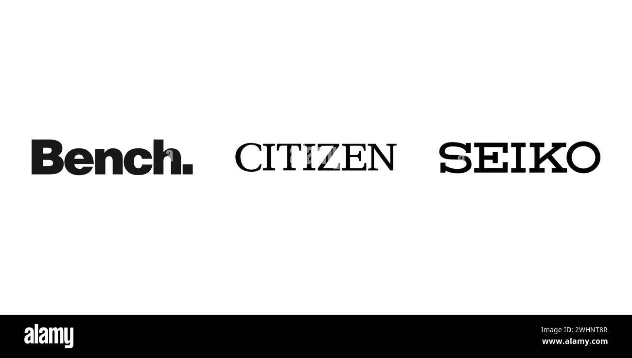 Bench vector vectors Black and White Stock Photos & Images - Alamy