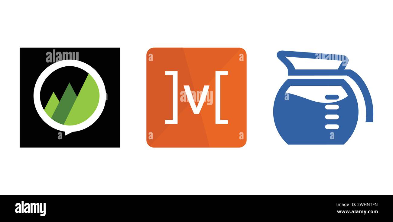 Creative logo vector vectors hi-res stock photography and images - Alamy