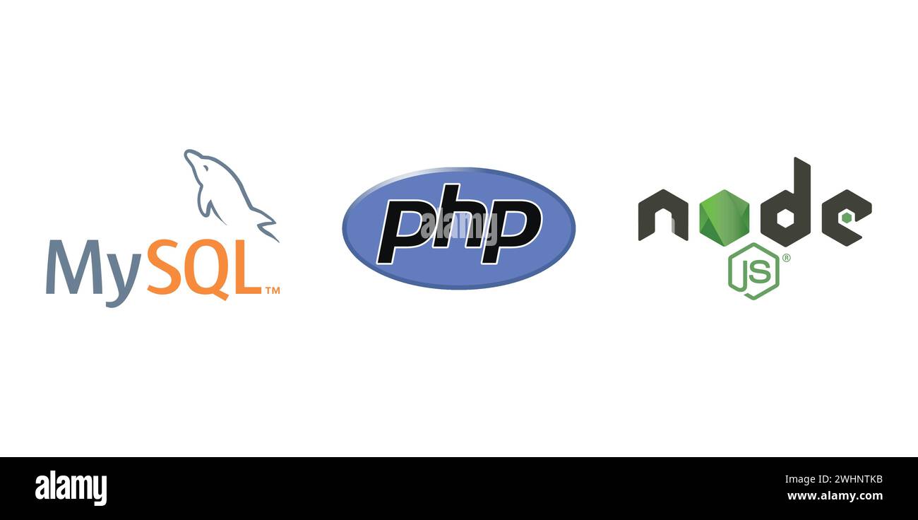 MySQL, PHP, Node JS. Vector editorial brand icon Stock Vector Image ... MySQL, PHP, Node JS. Vector editorial brand icon Stock Vector Image ...