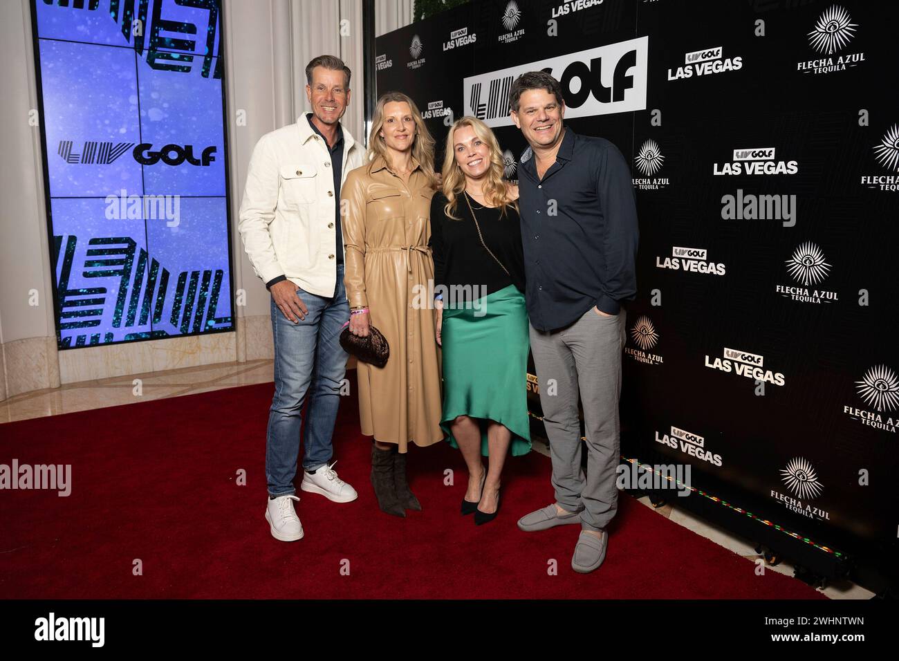 Co-Captain Henrik Stenson of Majesticks GC,Emma Lofgren and attendees ...