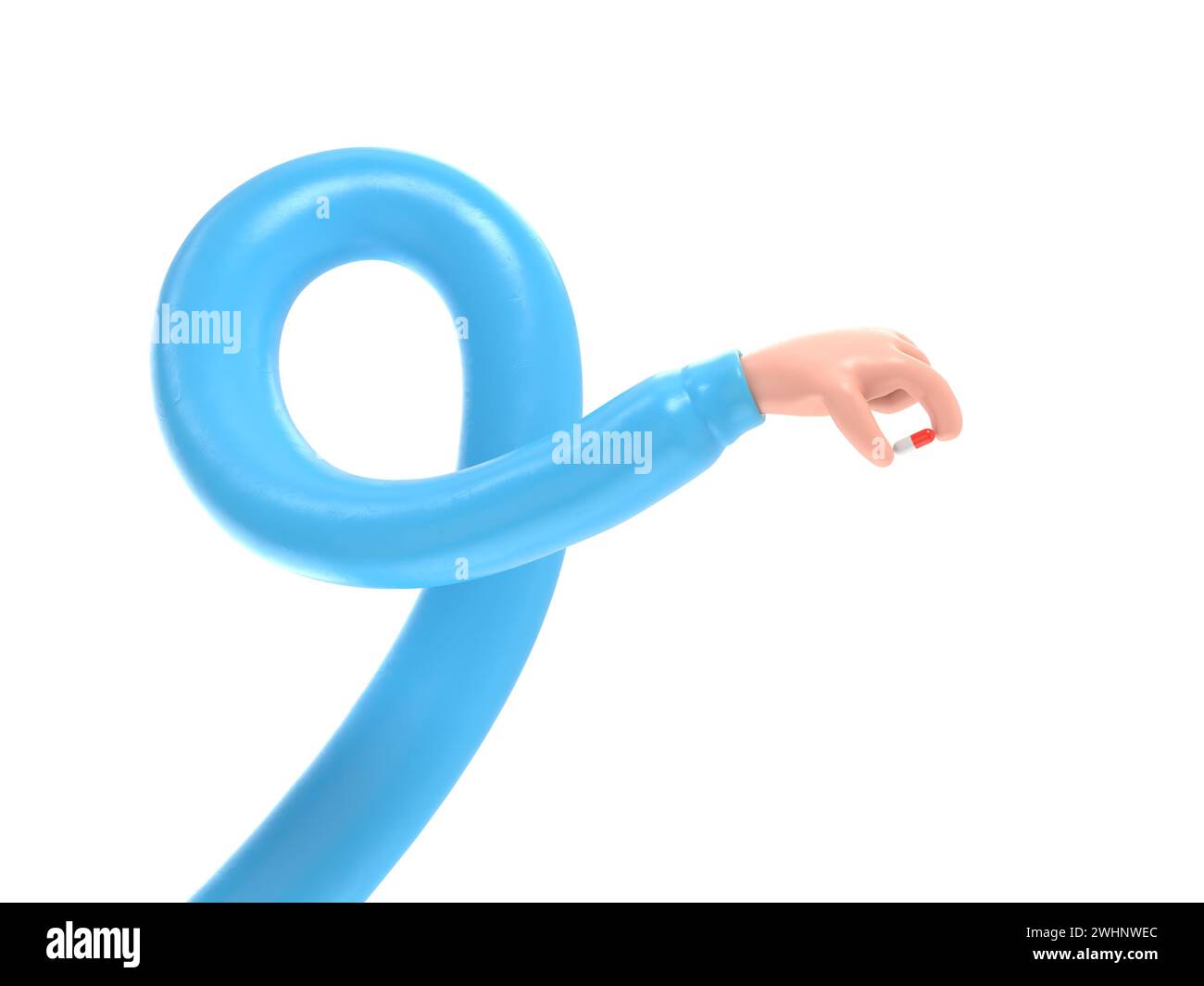 Pills in hand. Doctor hold of capsule fingers. Take painkillers ...