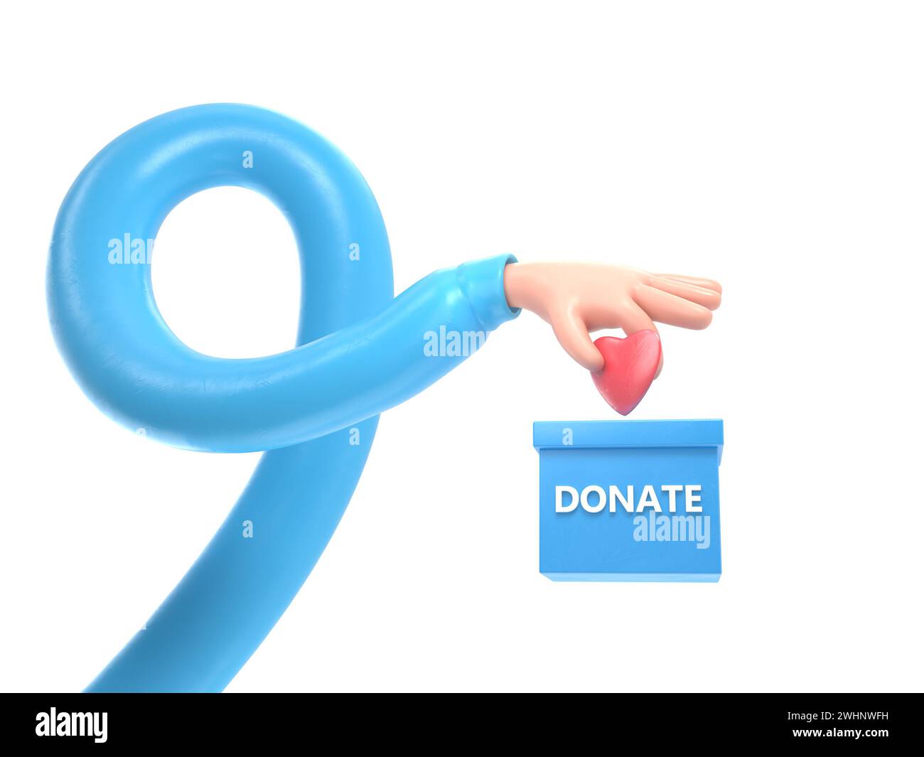 Medical donation concept.3d illustration flat line design. Donor day ...