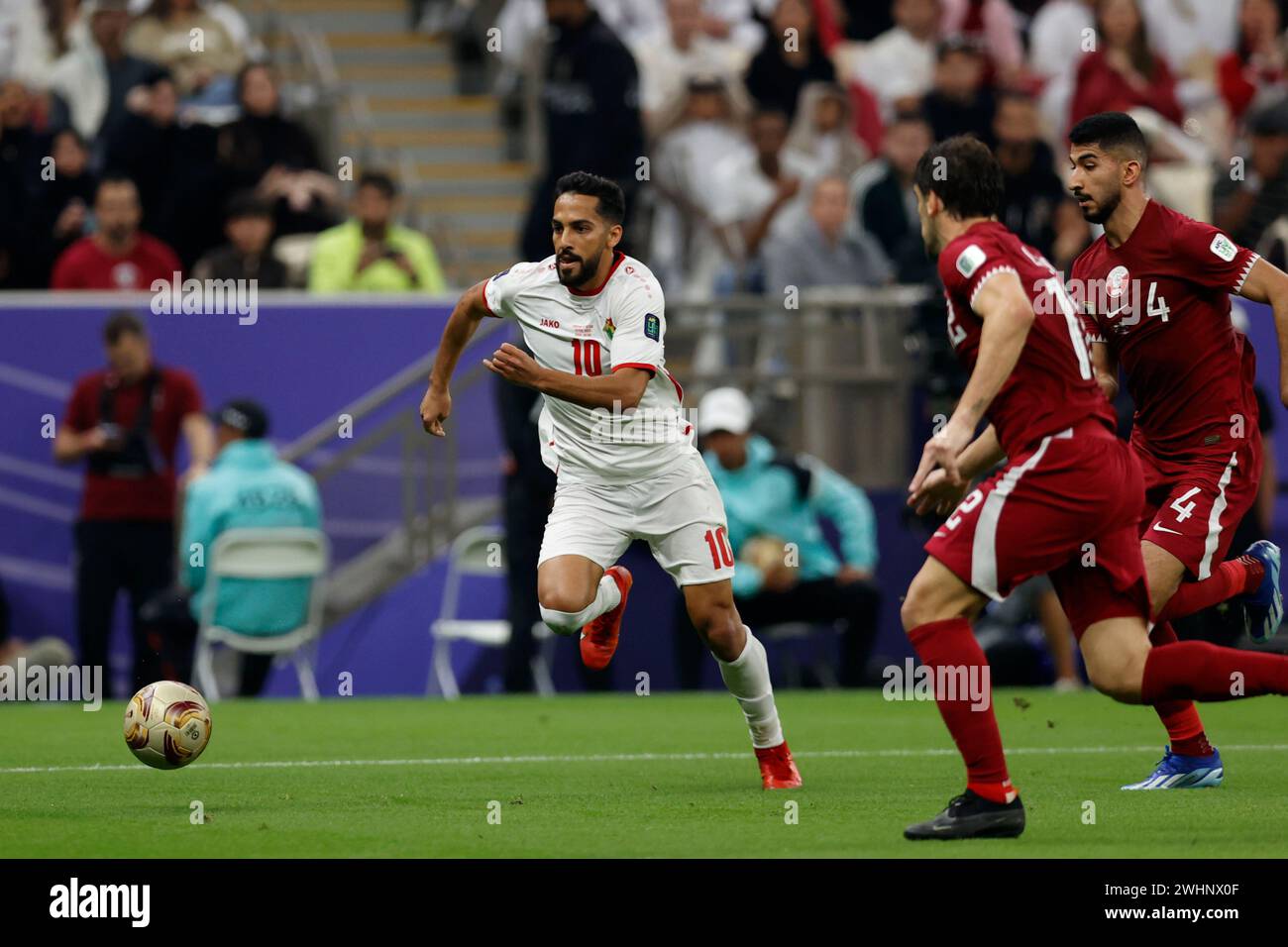 Lusail, Qatar. 10th Feb, 2024. Mousa Altamari (JOR) Football/Soccer ...