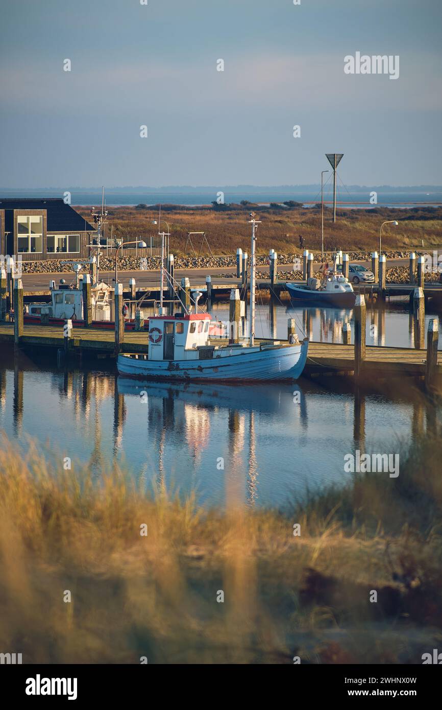 Small Harbor of Thorsminde in Denmark Stock Photo - Alamy