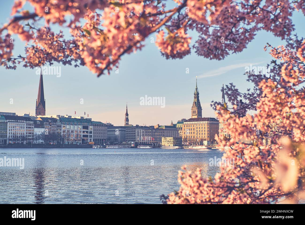 Europe nature spring building hi-res stock photography and images - Alamy