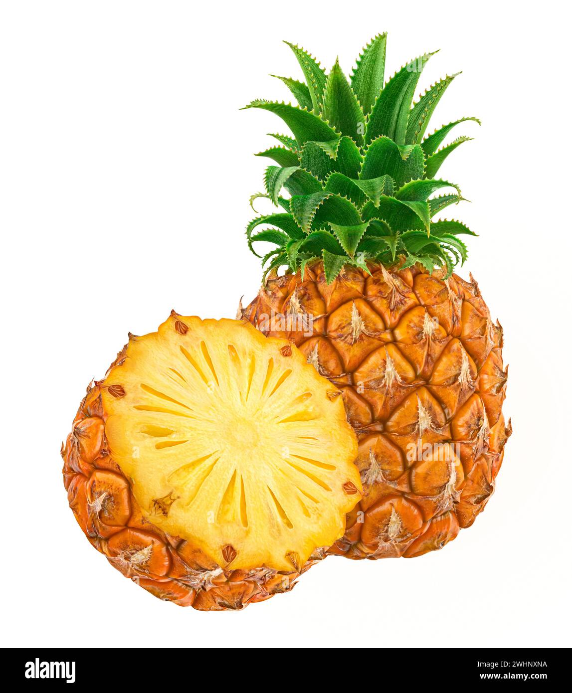 Flying pineapple fruit Cut Out Stock Images & Pictures - Alamy