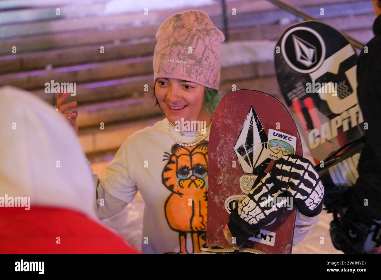 Minneapolis, Minnesota, USA. 10th Feb, 2024. EGAN WINT (USA) poses for ...