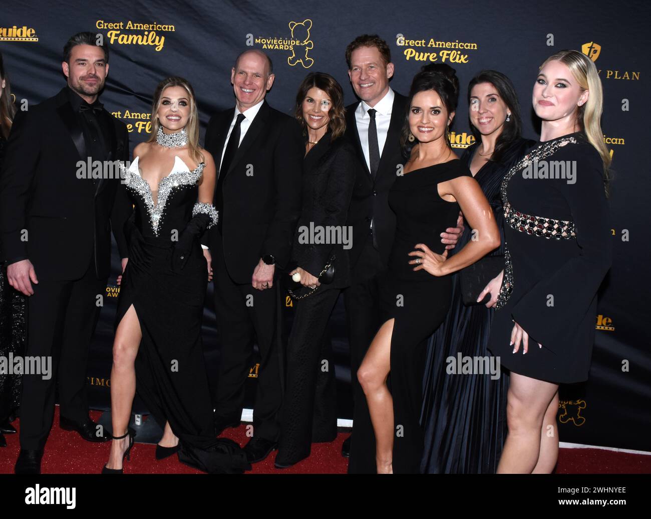 Los Angeles, California, USA 9th February 2024 (L-R) Actor Jesse Hutch ...