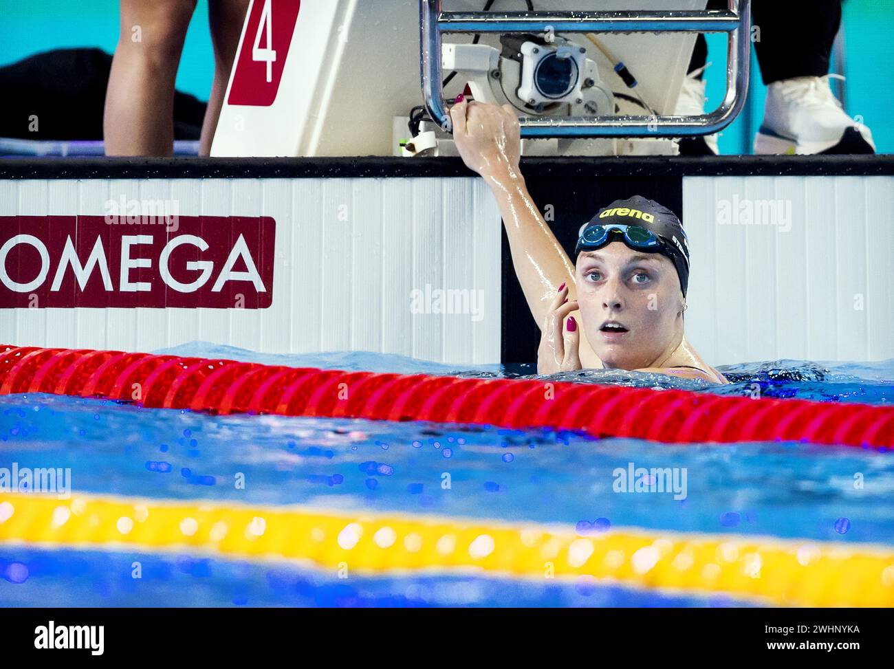 DOHA - Marrit Steenbergen after the women's 200 medley during the World ...