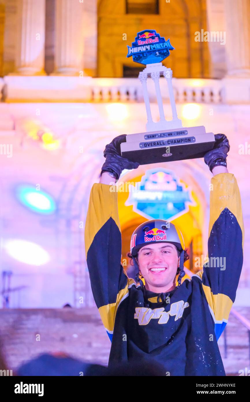 Minneapolis, Minnesota, USA. 10th Feb, 2024. LUKE WINKELMANN (USA ...