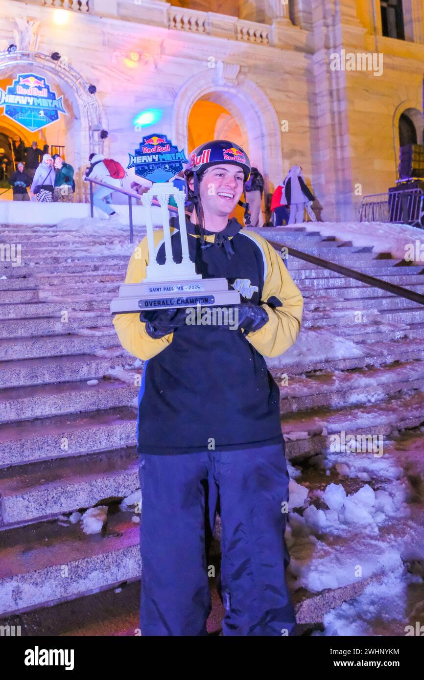 Minneapolis, Minnesota, USA. 10th Feb, 2024. LUKE WINKELMANN (USA ...