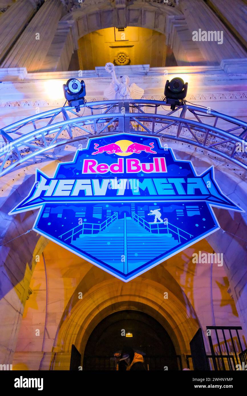 Minneapolis, Minnesota, USA. 10th Feb, 2024. The main event sign at Red ...