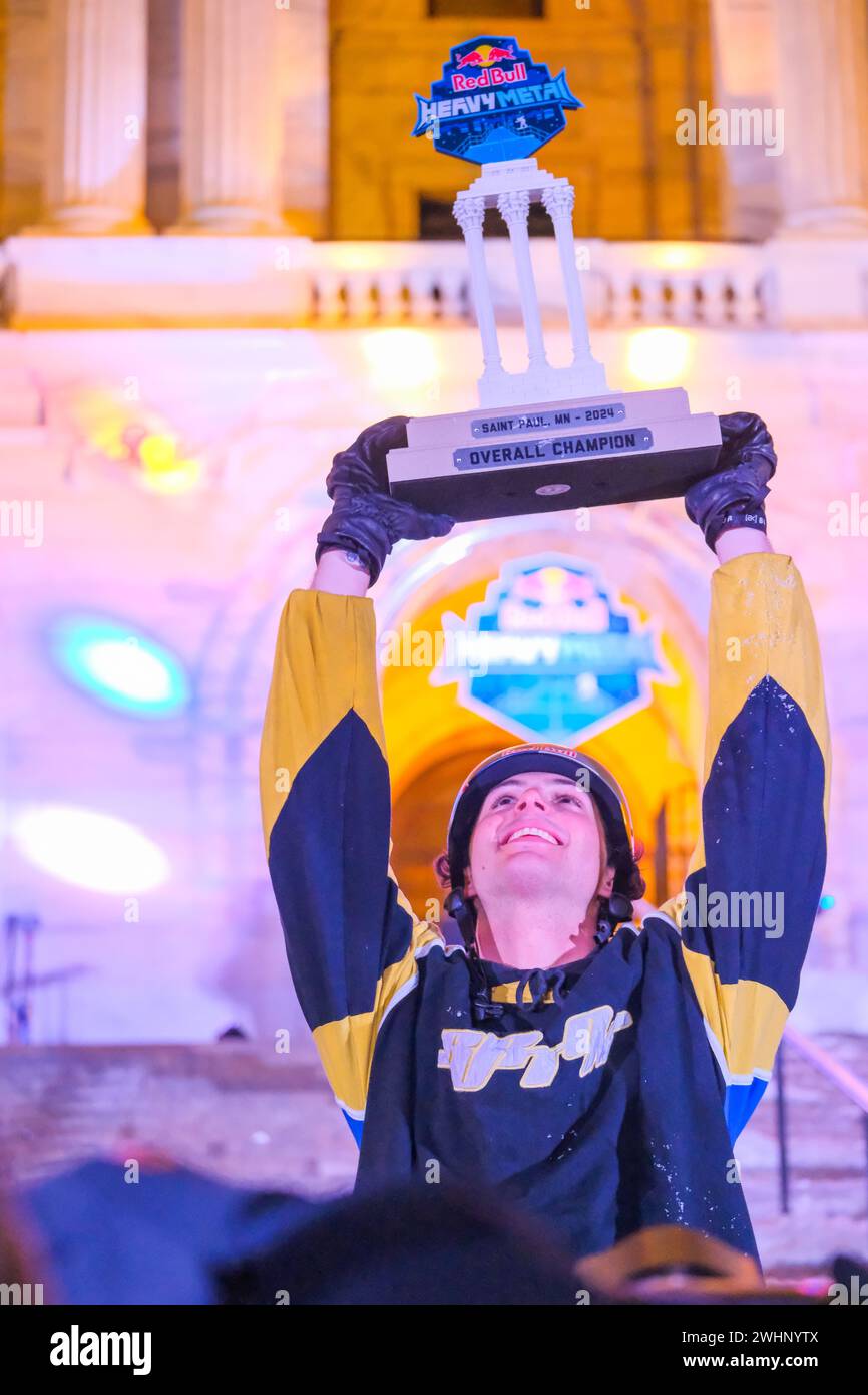 Minneapolis, Minnesota, USA. 10th Feb, 2024. LUKE WINKELMANN (USA ...