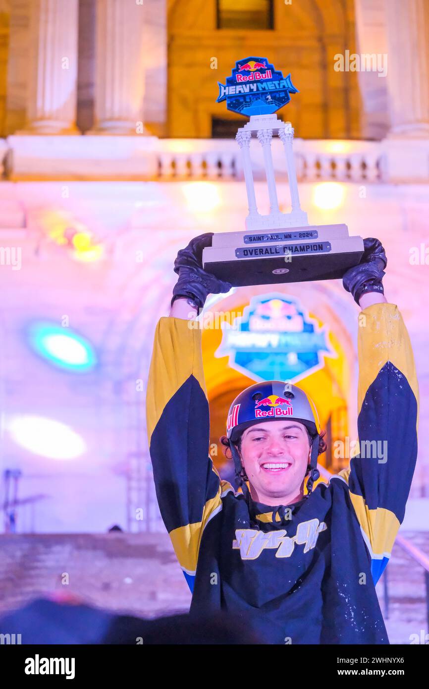 Minneapolis, Minnesota, USA. 10th Feb, 2024. LUKE WINKELMANN (USA ...