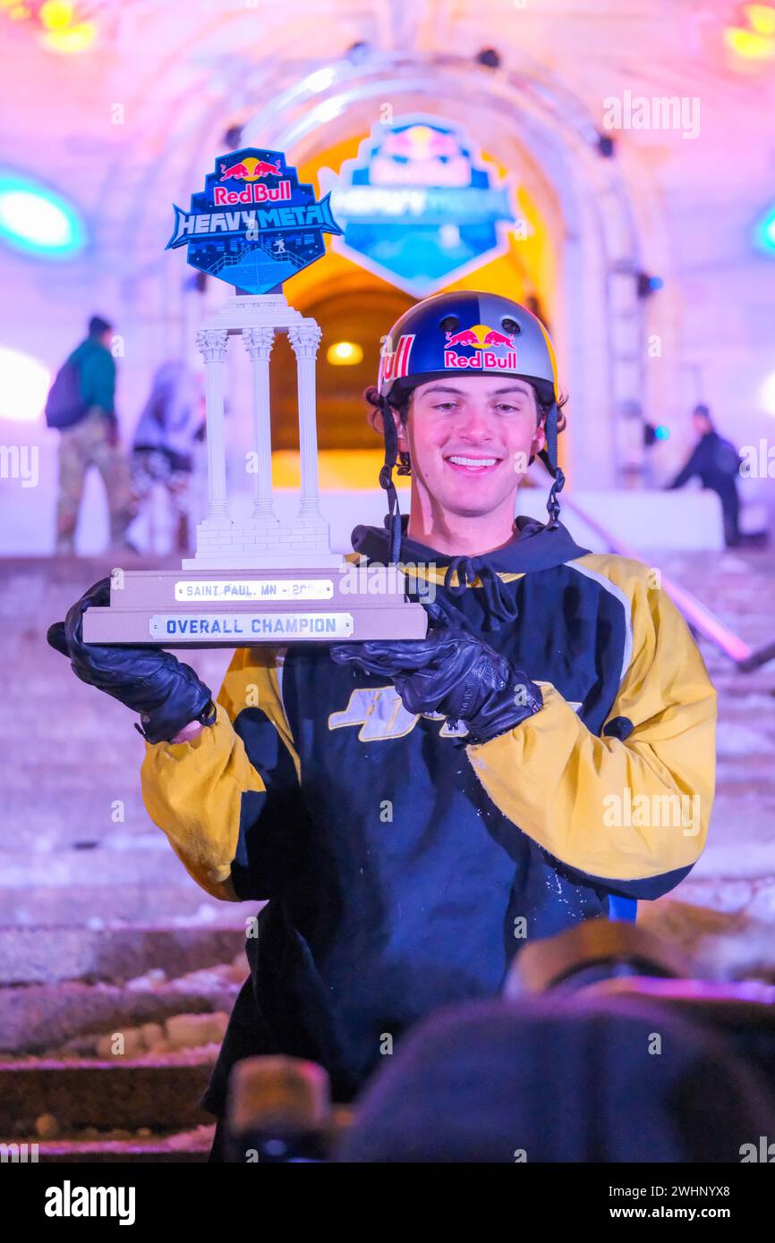 Minneapolis, Minnesota, USA. 10th Feb, 2024. LUKE WINKELMANN (USA ...