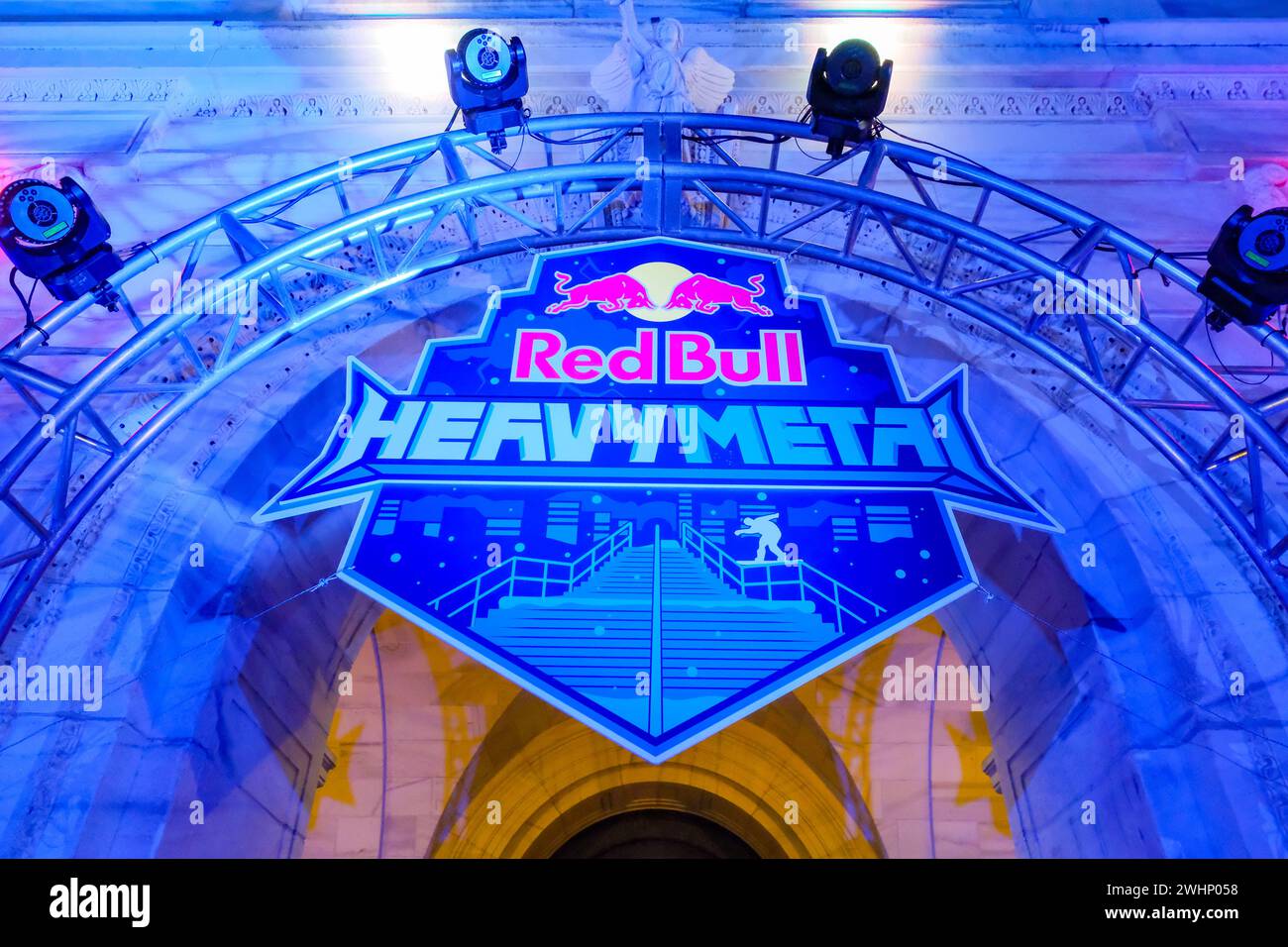 Minneapolis, Minnesota, USA. 10th Feb, 2024. The main event sign at Red ...