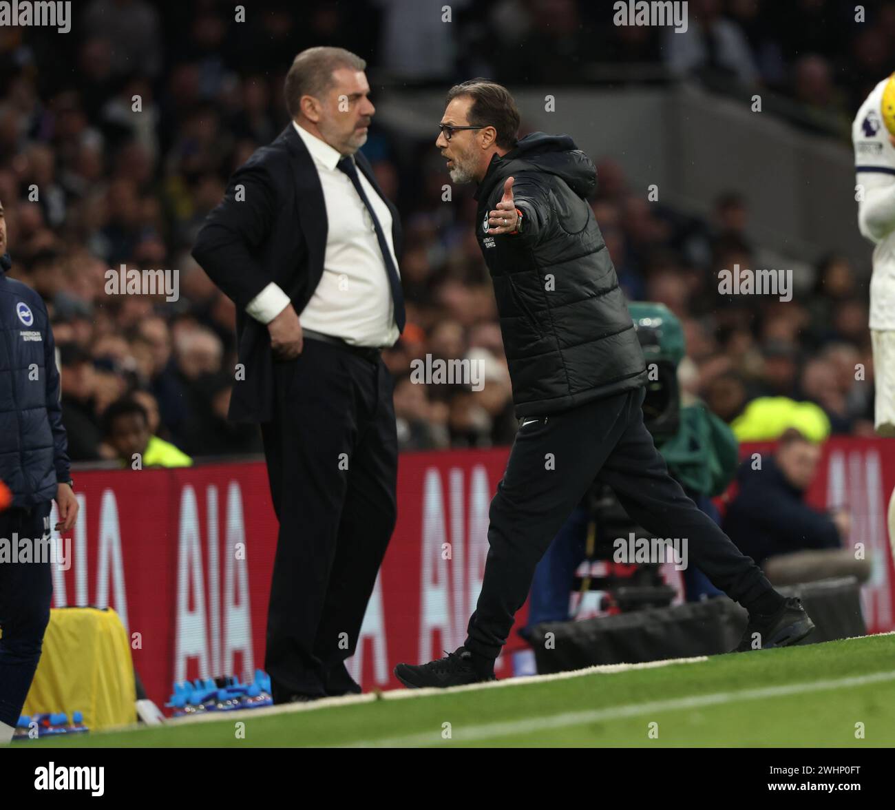 London, UK. 10th Feb, 2024. Andrea Maldera (B&HA assistant head coach ...