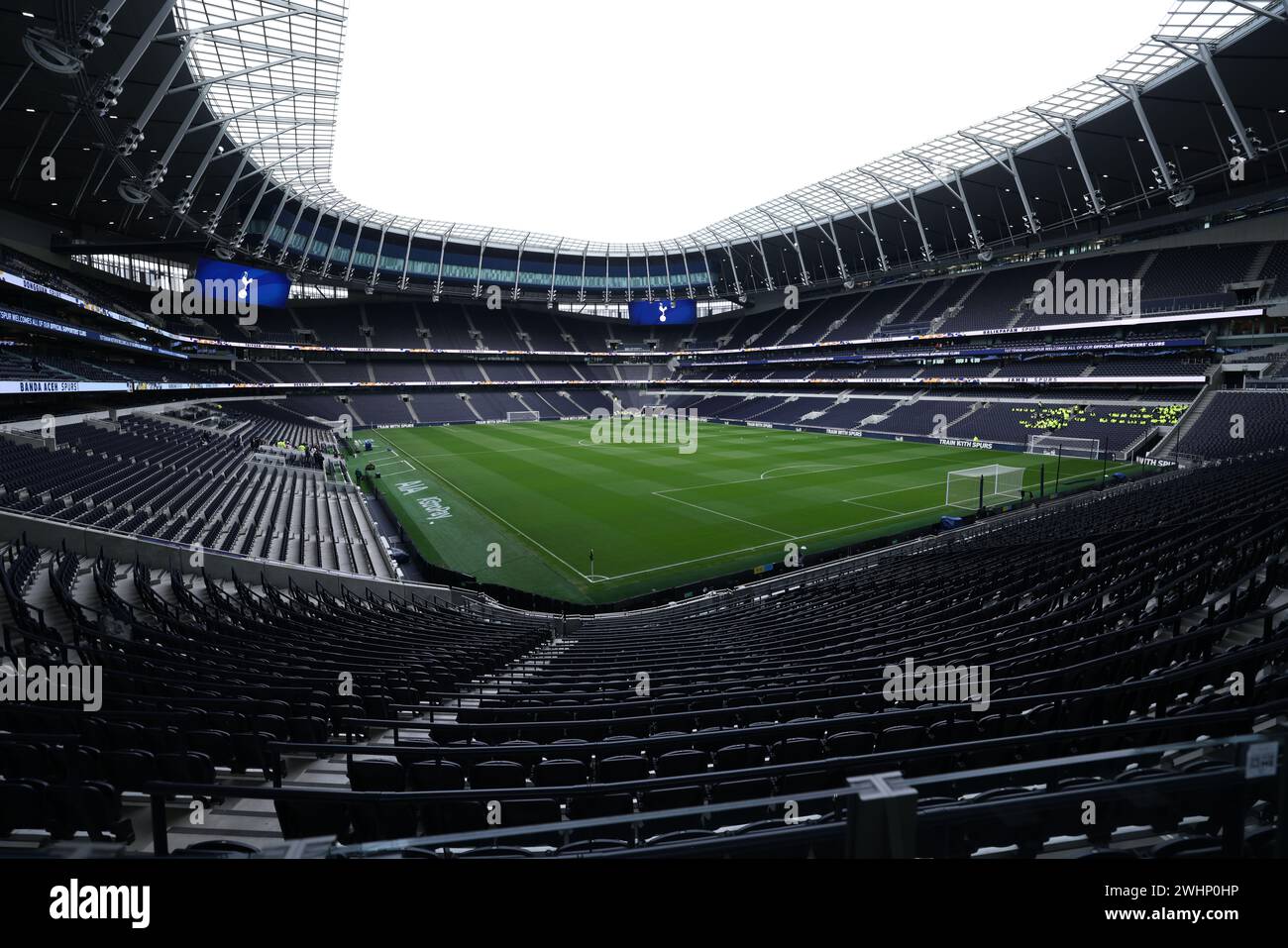 London, UK. 10th Feb, 2024. General view at the Tottenham Hotspur v ...