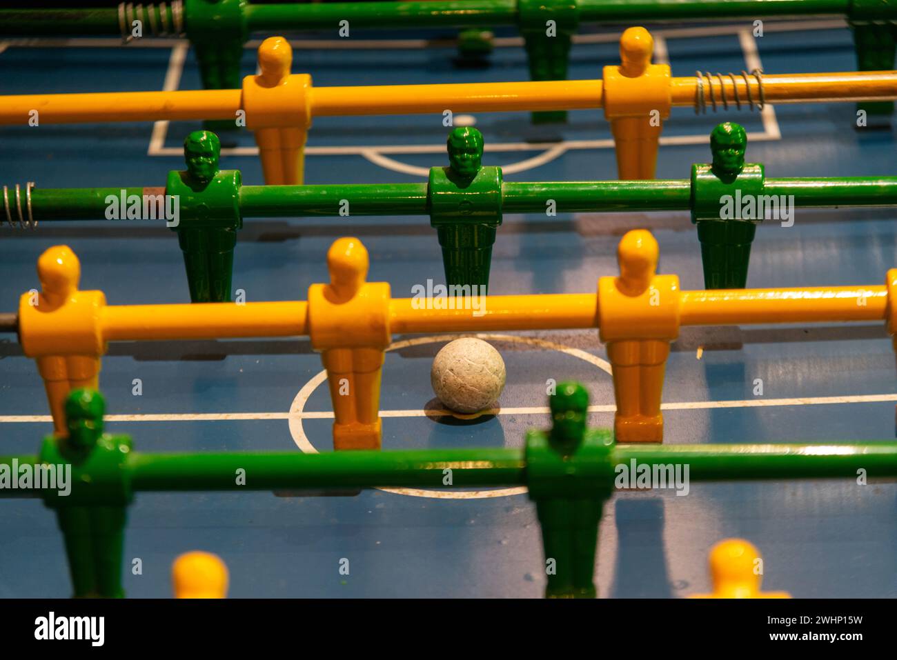 Wooden table football hi-res stock photography and images - Alamy