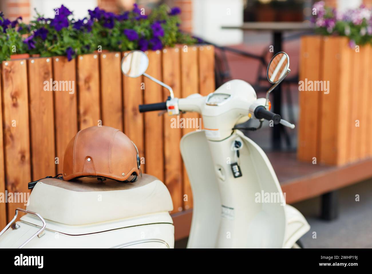 Moped vehicle hi-res stock photography and images - Alamy