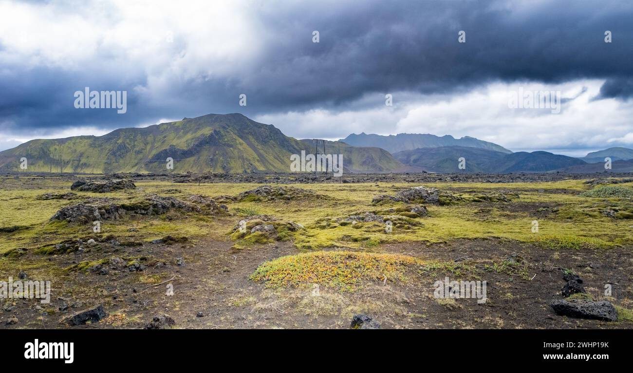 Spectacular wild landscape in Iceland Stock Photo - Alamy