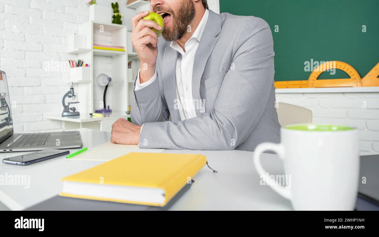 Teacher modern school lunch hi-res stock photography and images - Alamy