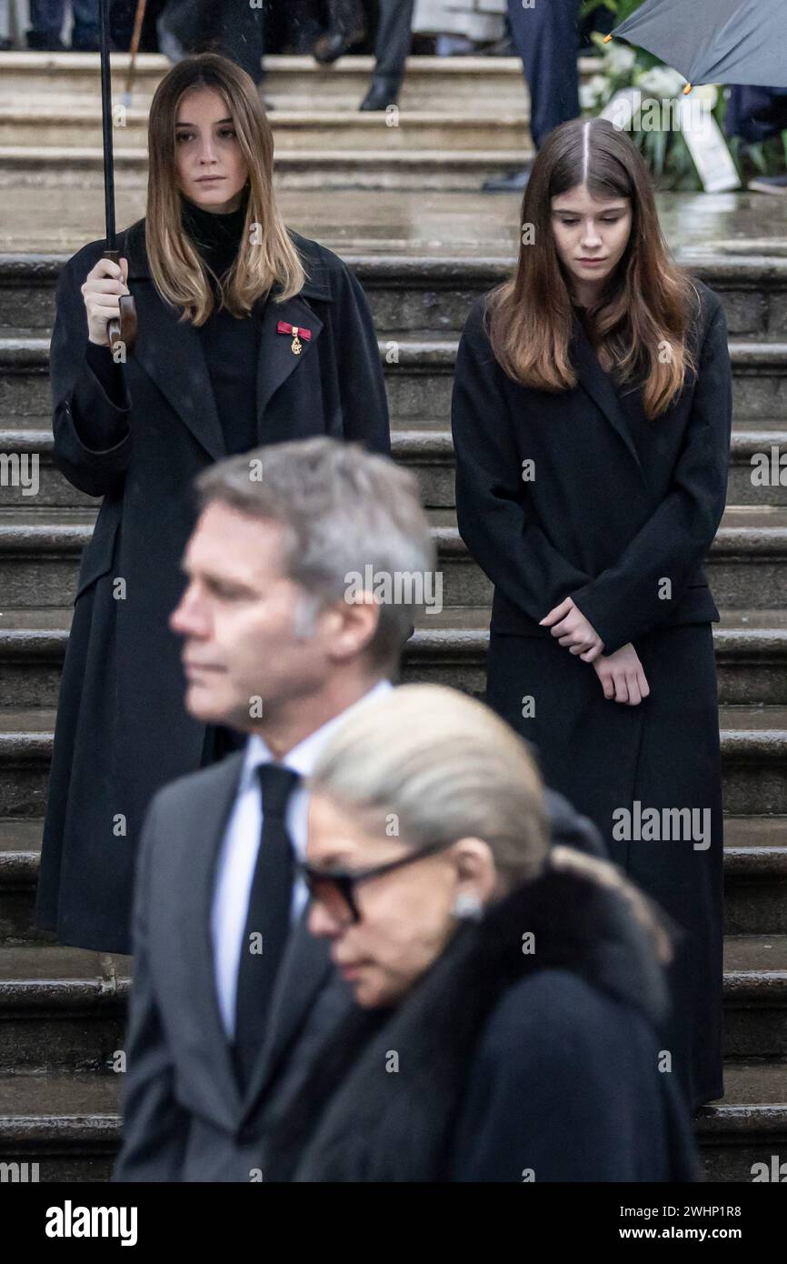 Turin, Italy. 10th Feb, 2024. Prince Emanuele and Princess Marina Doria ...