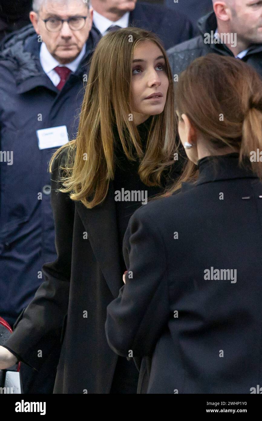 Turin, Italy. 10th Feb, 2024. Prince Emanuele and Princess Marina Doria ...