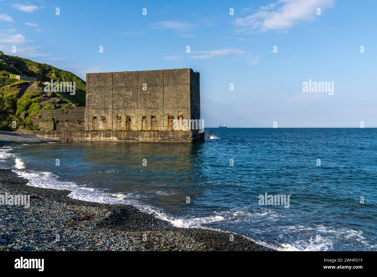 Porthoustock, Cornwall, England, UK - June 03, 2022: Porthoustock Beach ...