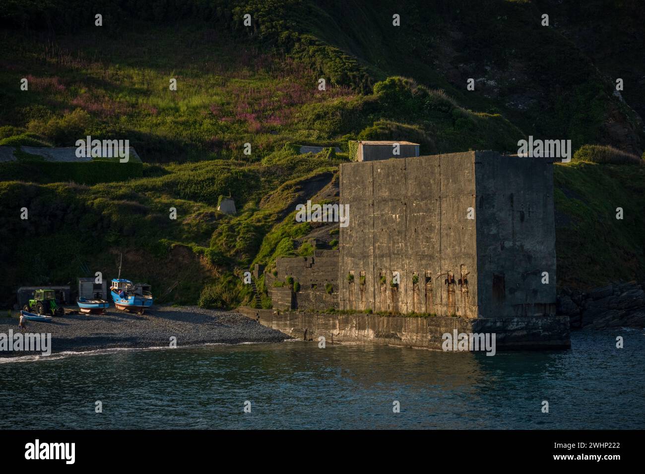 Porthoustock, Cornwall, England, UK - June 03, 2022: Porthoustock Beach ...
