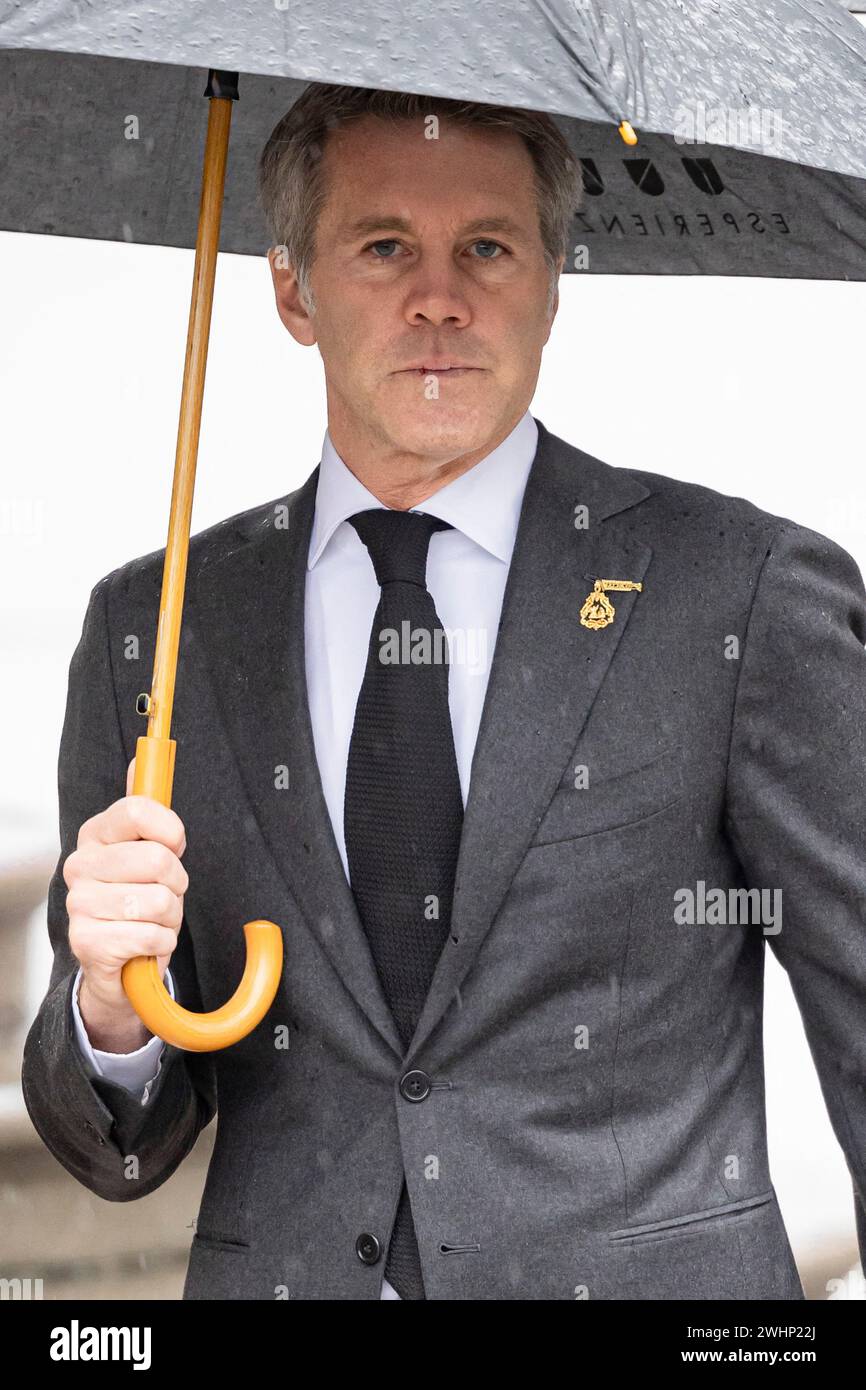 Turin, Italy. 10th Feb, 2024. Prince Emanuele Filiberto of Savoy ...