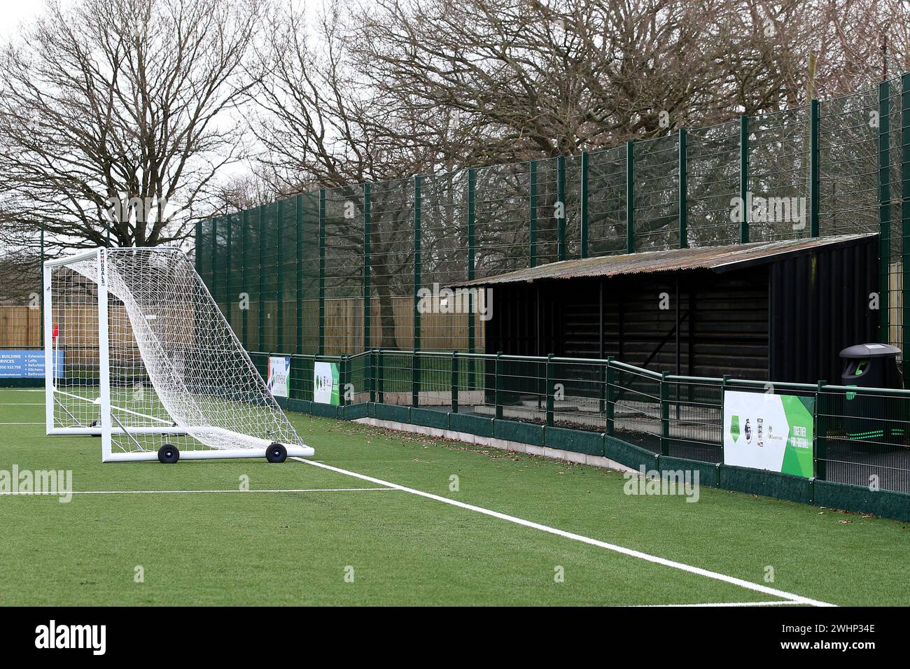General view of the ground during Hilltop vs Romford, Isuzu FA Vase ...